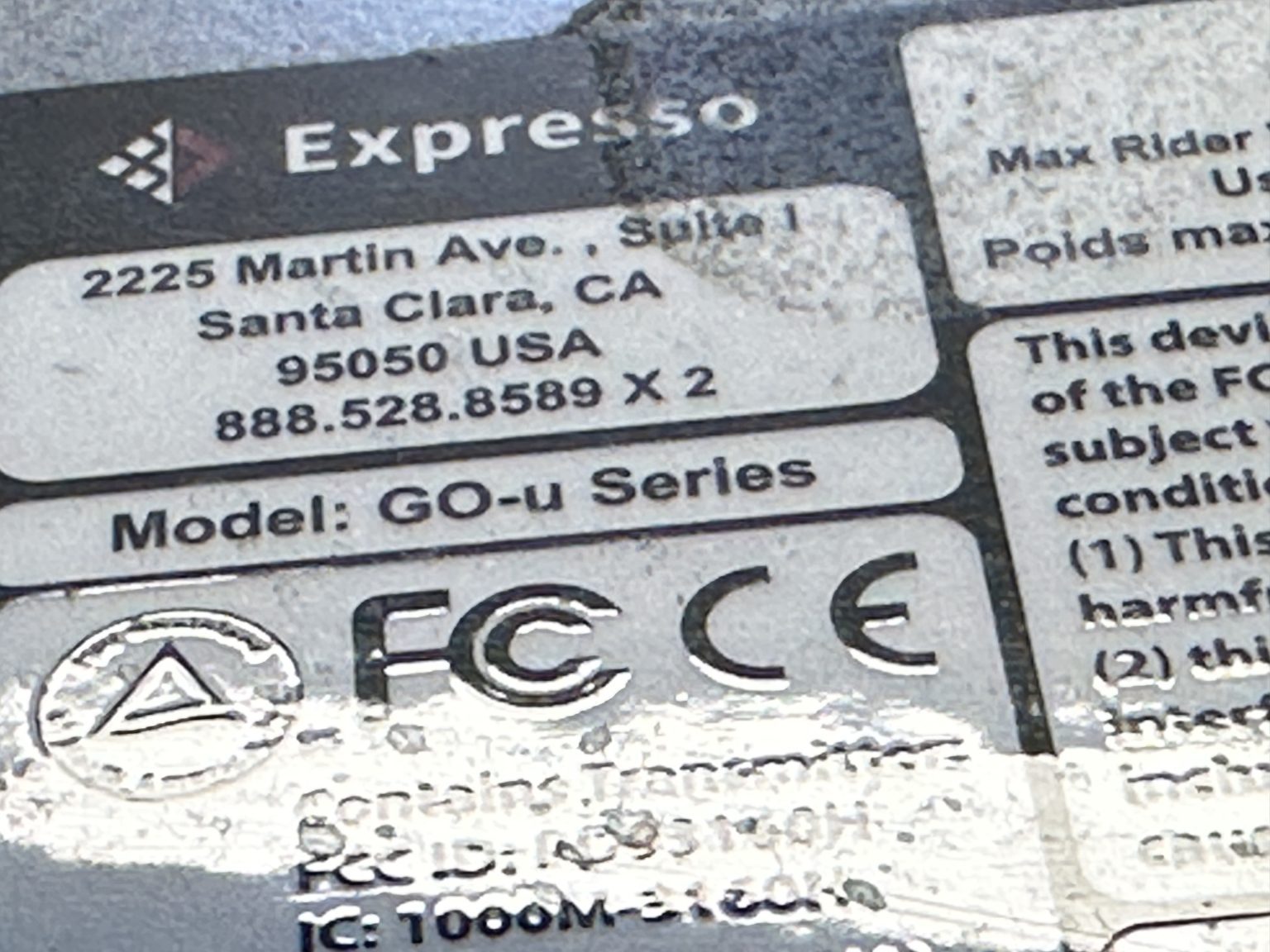 Expresso GO Upright Bike (New Demo Model) - FitFix Inc